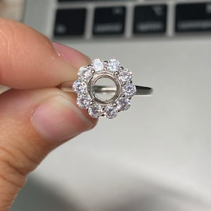 5x7mm Pear Prong Ring Settings Simple Rose Gold Plated Solid | Etsy