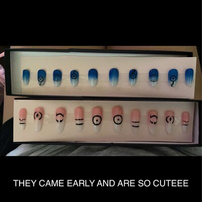 Sukuna Anime Ombré Press on Nails - Etsy