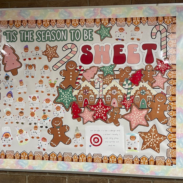 Christmas Bulletin Board Kit, Classroom Decor - Etsy