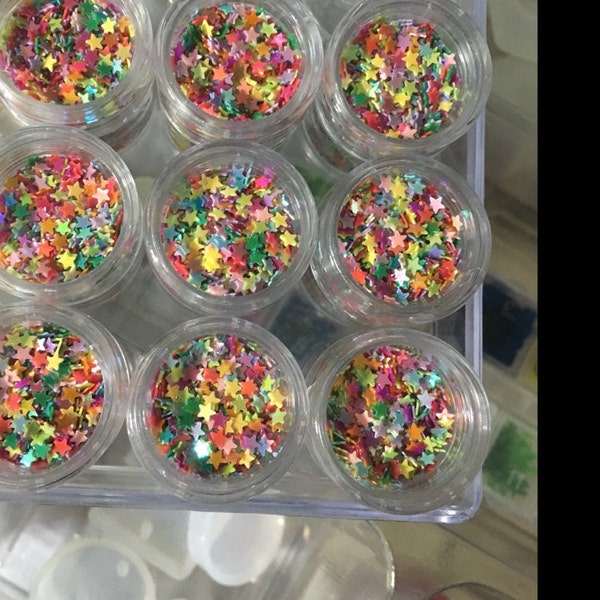 Multicolor Iridescent Shift Star Glitter, Pick Your Amount, #U99 - Etsy
