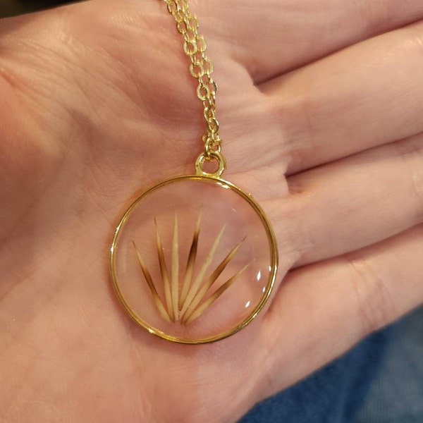 Custom Hedgehog Quill Keepsake (made to Order) Resin Necklaces for ...