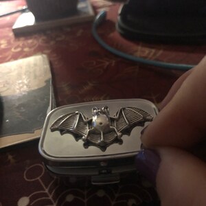 Bat Pill Box Goth Witchy - Etsy