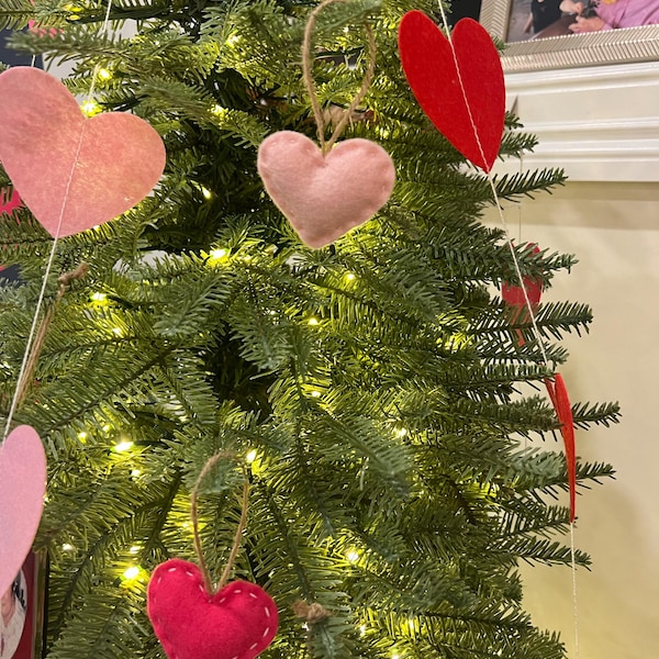 Felt Heart Ornament PDF Pattern + SVG Digital Download - Etsy