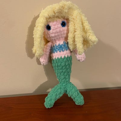 Baby Mermaid Crochet Pattern Mermaid Crochet Pattern, Amigurumi Mermaid ...