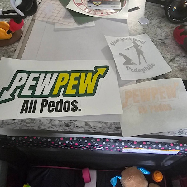 Shoot Your Local Pedophile 2 Vinyl Decal (save the Kids),unalive,truck ...