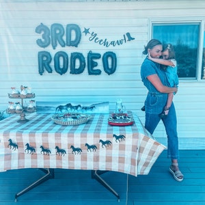 Yeehaw Banner, Yee Haw Banner, Cowboy Birthday Banner, Cowgirl Birthday ...