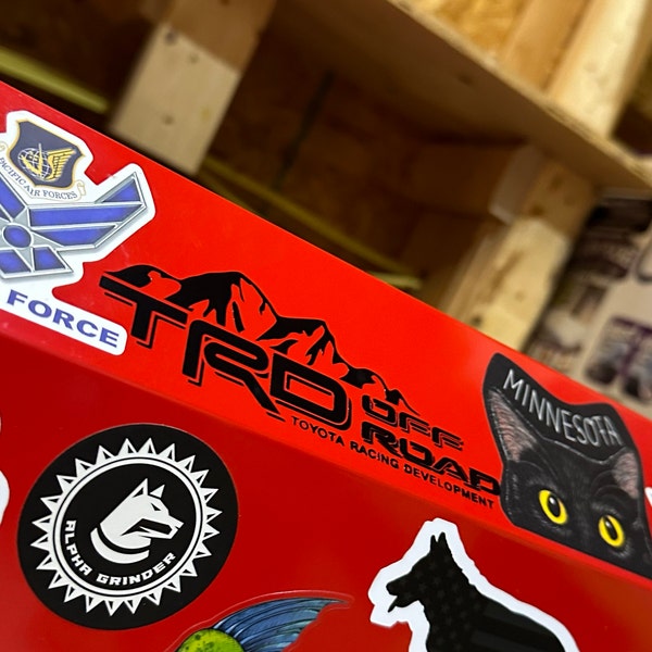 TRD off Road Sponsor Decal, TRD 4x4,toyota Tacoma, Tundra, Bedsides ...