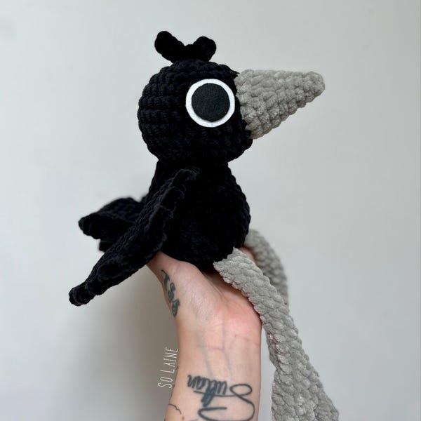 Enid the Crow Crochet Pattern PDF ONLY - Etsy
