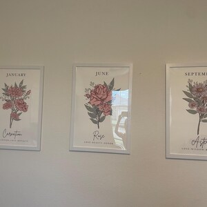 Wildflower Home Decor Wall Art for Living Room Wild Floral Artwork Set ...