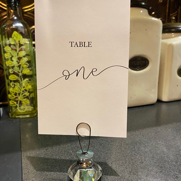 Calligraphy Table Numbers| Rustic Elegance Table Numbers| Black and ...