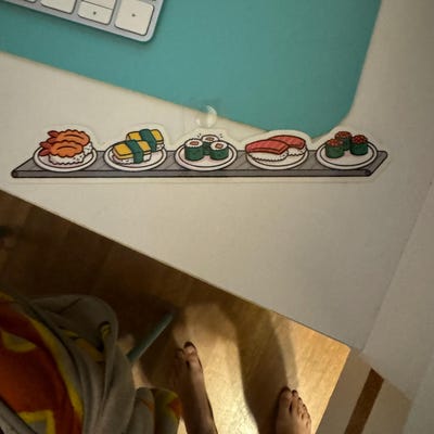 Taco Sticker Weatherproof Vinyl Sticker Kawaii Sticker Hard Taco ...