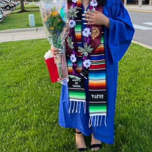 Mexican American Graduation Stole First Generation Class of | Etsy