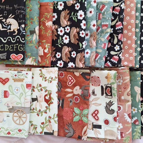 Evergreen Green Color Quilt Bundle Art Gallery Fabrics Fat Quarter ...