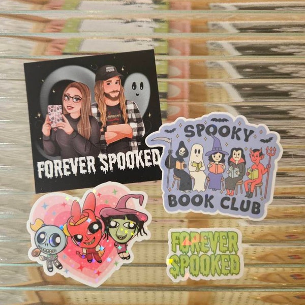 Spooky Sticker True Crime Junkie Holographic Knife Sticker Waterproof ...