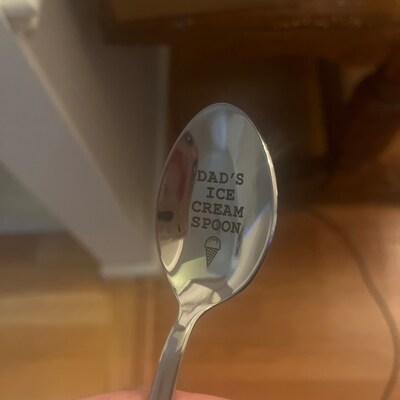 Dads Ice Cream Spoon, Christmas Gifts for Dad From Daughter, Dads Ice ...