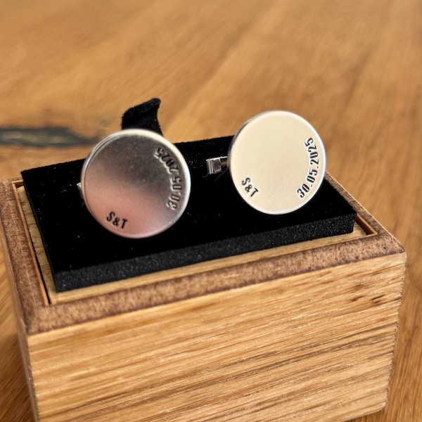 Personalized Cufflinks - Groom Wedding Cufflink - Men Cufflinks - Groom ...