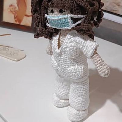 DOCTOR Crochet Pattern Pdf English Doll - Etsy