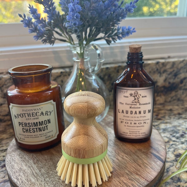 Rustic Paint Brush Vintage Wood Handle - Etsy