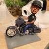 Custom Bobblehead on Motorcycle, Custom Racing Motorcycle Bobblehead ...