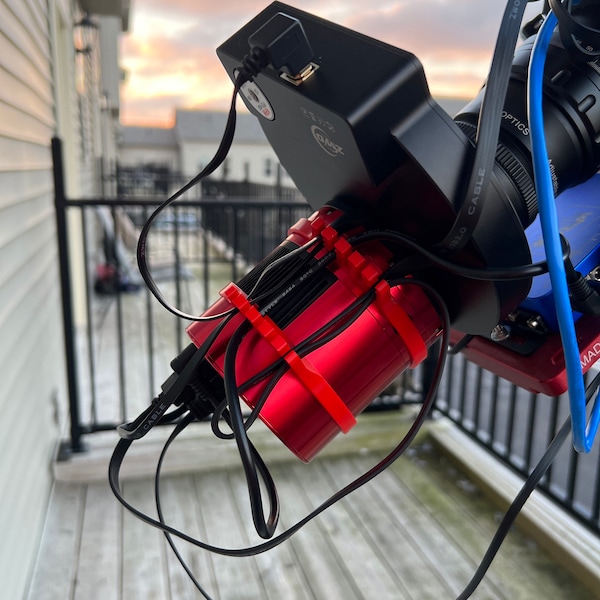 Cable Organizer for ZWO Cameras With 78mm, 86mm or 90mm Diameter - ASI2600MM/MC, ASI294MM ...