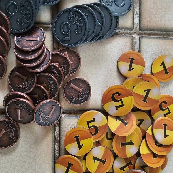 Small Antique Gold Metal Coins, 20mm, for Pirate Chest or Board Game - Etsy