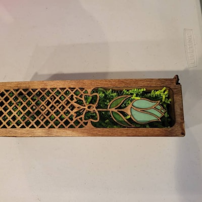 Rose Gift Box Laser Cut Svg Files, Vector Files for Wood Laser Cutting ...