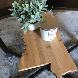 Kentucky State Shaped Cutting Board Personalized Wedding | Etsy