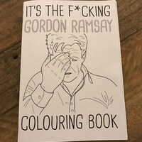 Gordon Ramsay Colouring Book - Etsy UK
