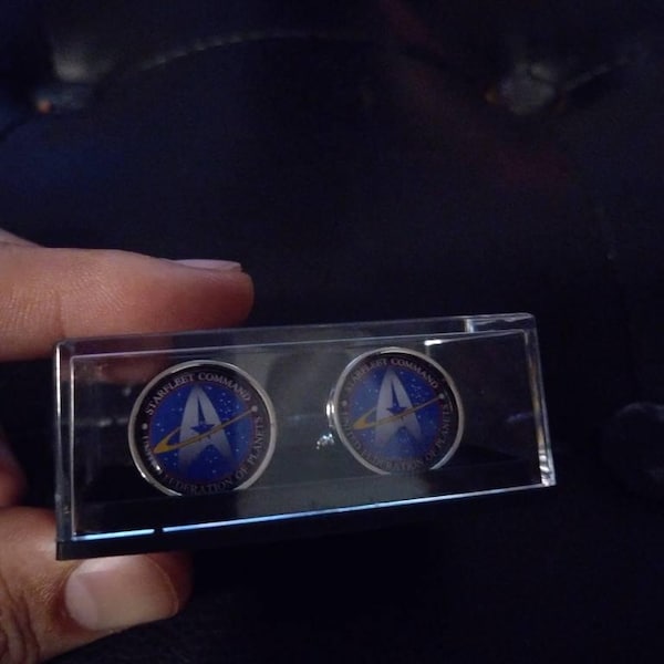 Star Trek Starfleet Command Cufflinks Cuff Links - Etsy