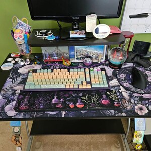 Extra Large Mousepad, Dark Academia Library Writing Desk, Gothic Mouse ...