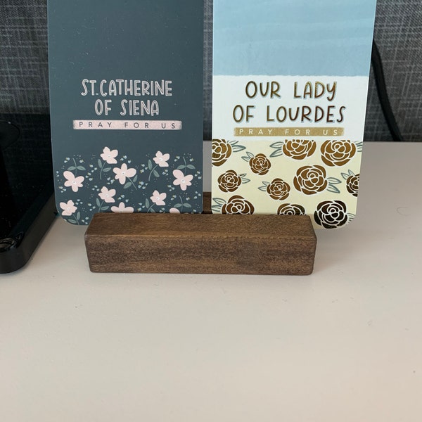 Scripture Card Stand for Desk, Wood Stand, Bible Verse Display, Stand ...