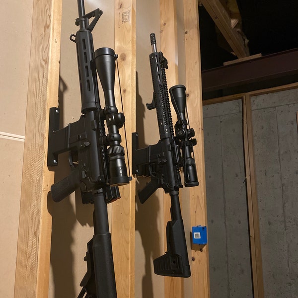 Sporting Rifle Vertical Wall Mount - 3D Printed - Etsy