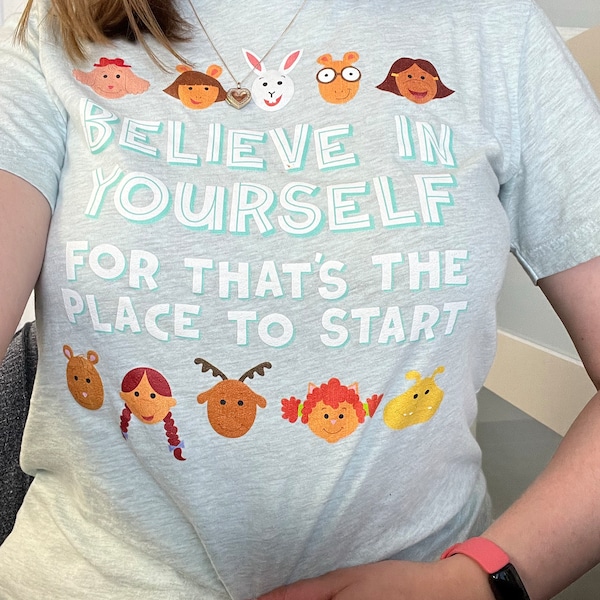 Arthur Believe in Yourself T-shirt, Arthur PBS Illustration, Short ...
