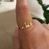 Gold Arabic Name Ring Arabic Letter Ring Personalized Ring - Etsy