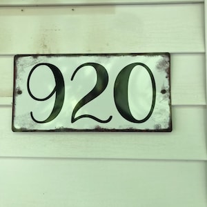 Rustic Address Sign, Farmhouse Decor, House Numbers, Street Sign ...