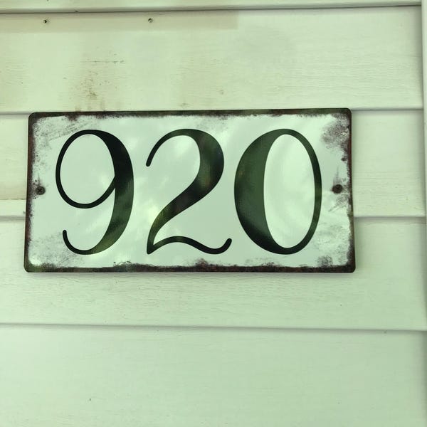 Rustic Address Sign, Farmhouse Decor, House Numbers, Street Sign ...