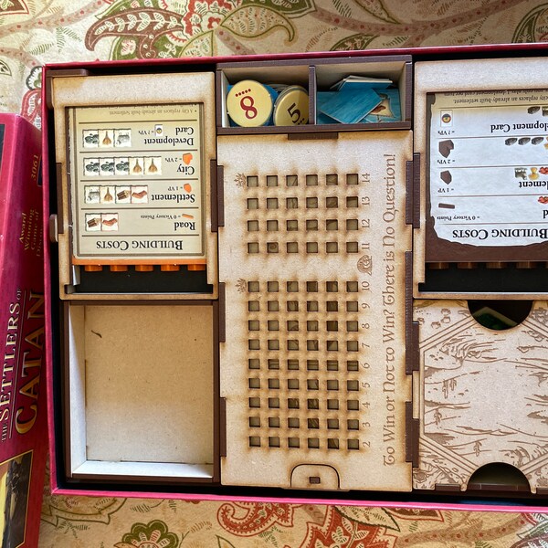 Catan Compatible Organizational Insert - 5th Edition - Etsy