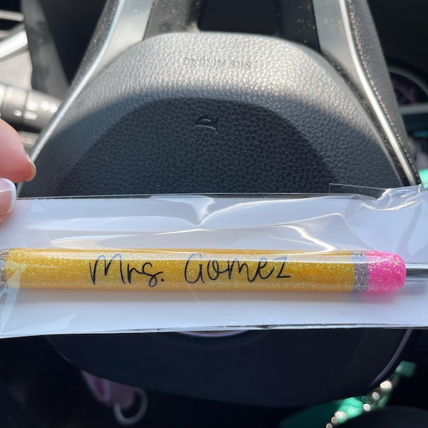 Set of 7 Days of the Week Glitter Epoxy Gel Pens, Sassy Epoxy Glitter ...