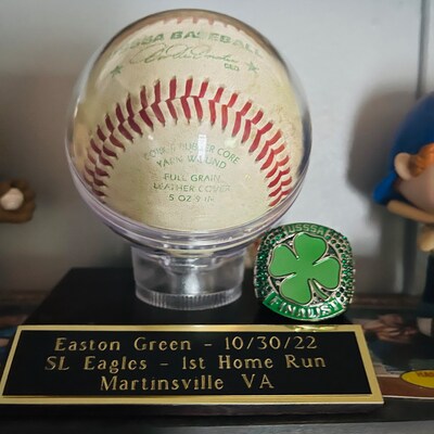 Baseball Home Run Trophy Ball Holder Protective Display Case-free ...