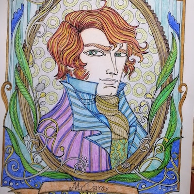 Coloring Pages Tristan and Iseult instant Download 2 Printable ...