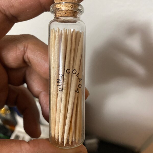 Genuine Porcupine Quill Cowboy Toothpick With Turquoise Beads 4 Inch - Etsy