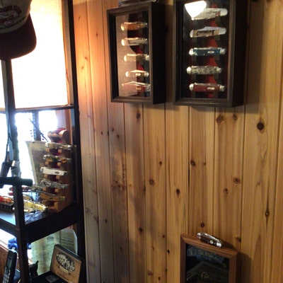 Custom Knife Display Stand Case Made From Solid Oak Wood. Knife Rack - Etsy