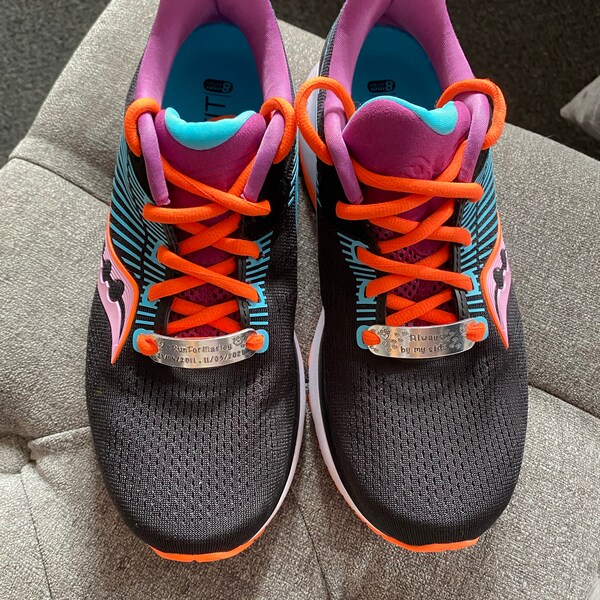 Personalised Trainer Tags, Fully Customised Gift for a Runner, Design ...