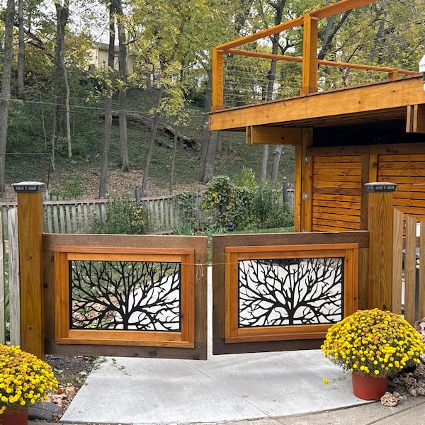 Decorative Rustic Railings and Decorative Metal Panel - Bear, Moose ...