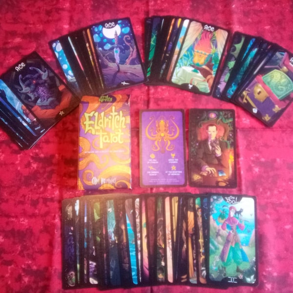 Cthulhu Mythos Poker Double Set green Edition, Black Edition & Dealer ...