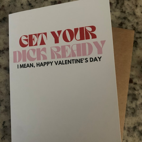 Dirty Valentines Card for Him | Raunchy Valentines Day Cards for ...