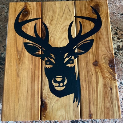 Buck Vinyl Decal Cars, Windows, Walls, Bumper Sticker, Etc. Deer, Buck ...