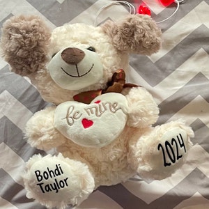 Personalized Teddy Bears-stuffed Bear-my First Teddy Bear-birthday Gift ...