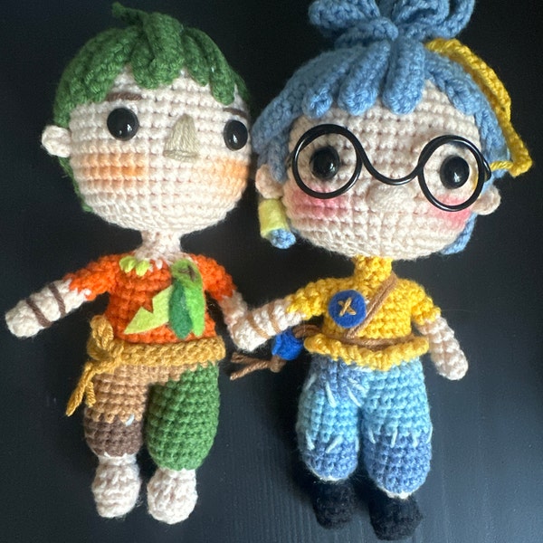 It Takes Two May and Cody Crochet Dolls, Amigurumi May and Cody, It ...
