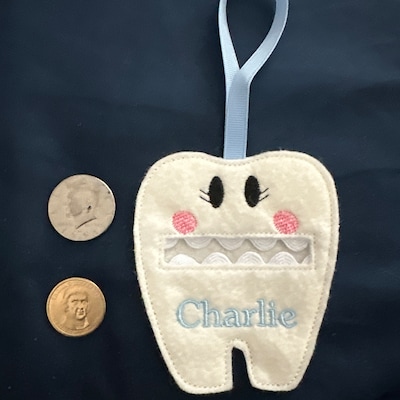 Tooth Fairy Pouch Personalized Girls Tooth Fairy Pouch Boys Tooth Fairy ...